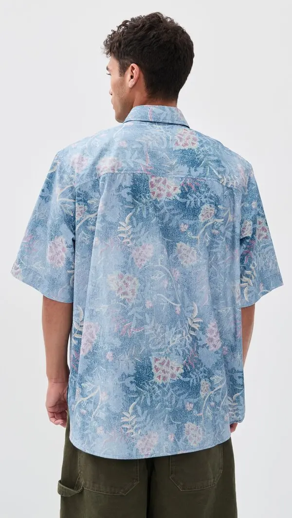 Isabel Marant Étoile Labilio Tropical Shirt - Blue