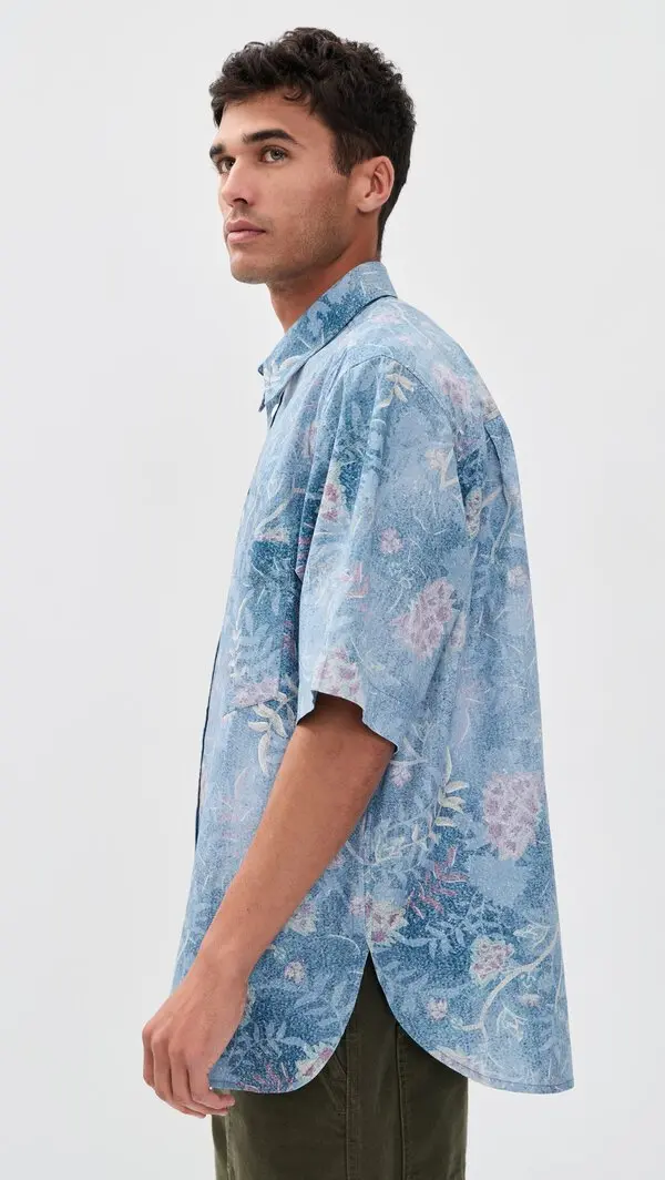 Isabel Marant Étoile Labilio Tropical Shirt - Blue
