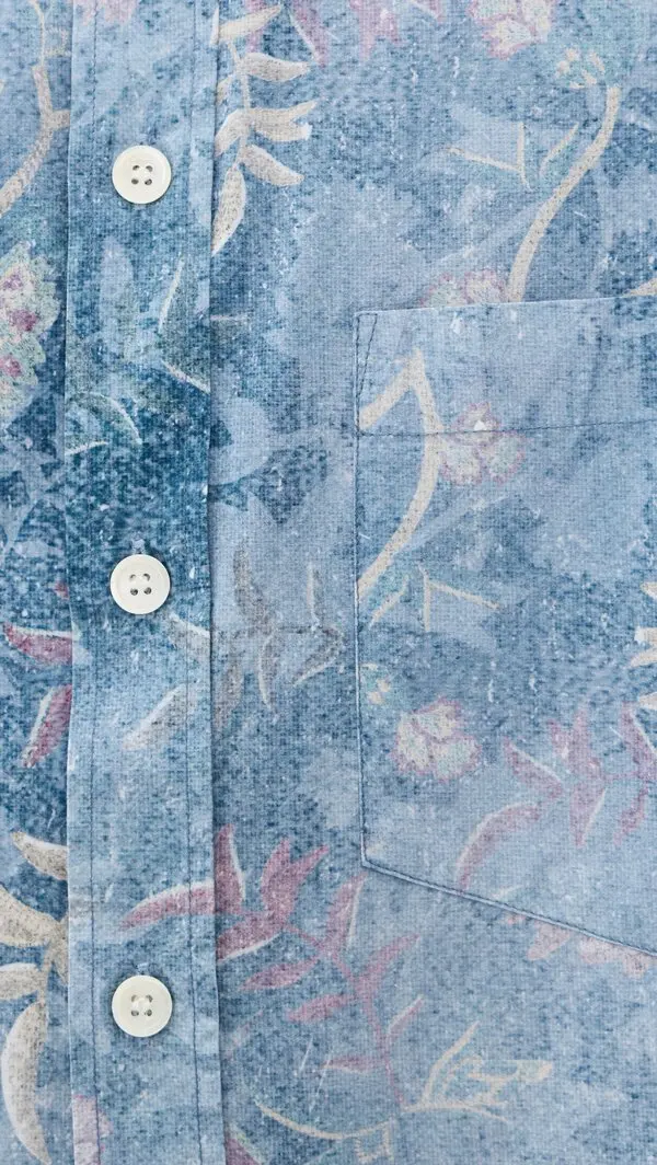 Isabel Marant Étoile Labilio Tropical Shirt - Blue