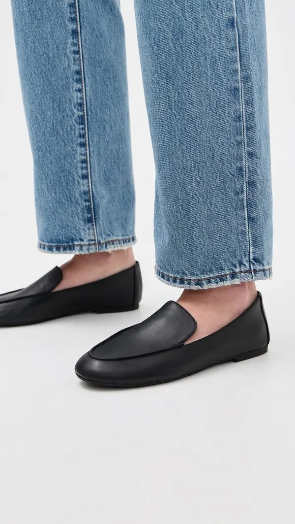 Madewell Dolli Glove Loafers - True Black