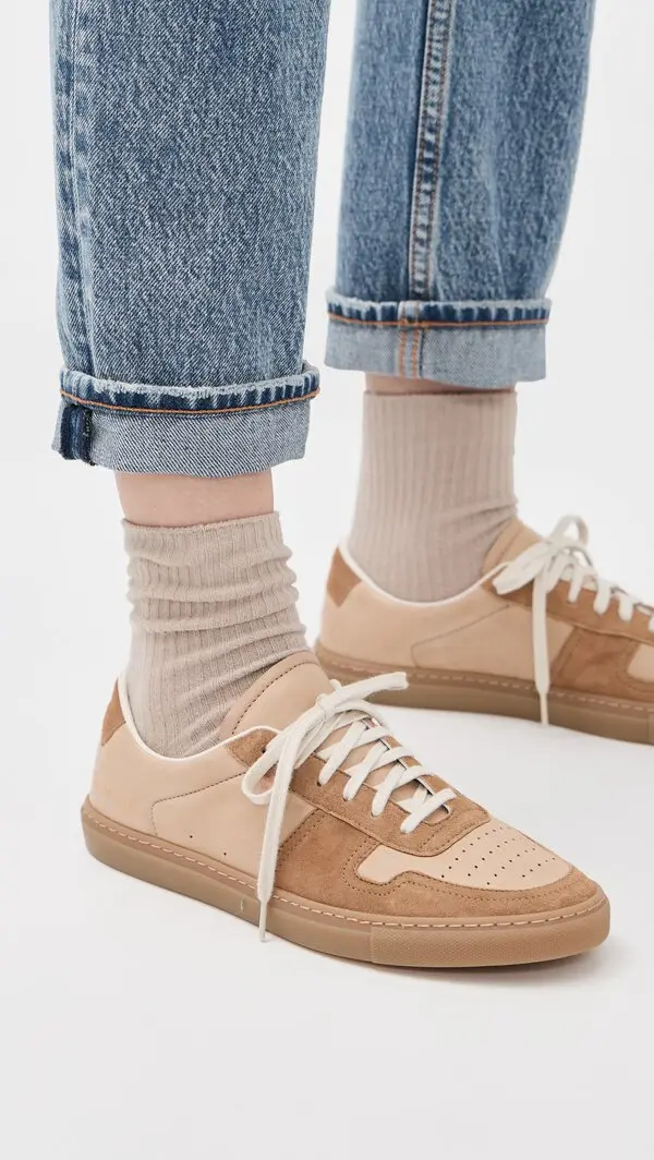 COMMON PROJECTS Basketball Duo Sneakers - Tan