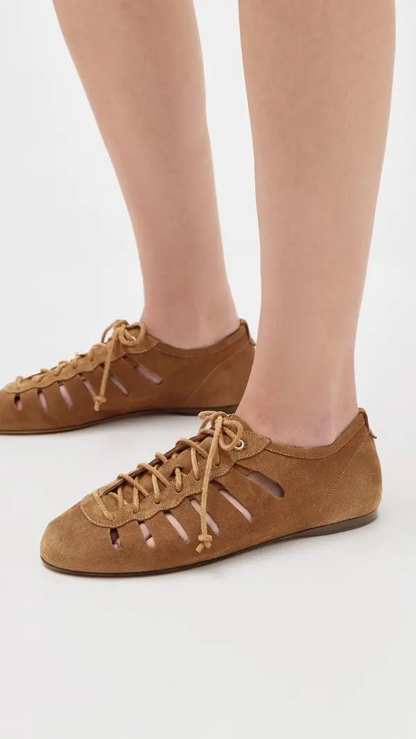 Isabel Marant Étoile Leyza Flats - Cognac