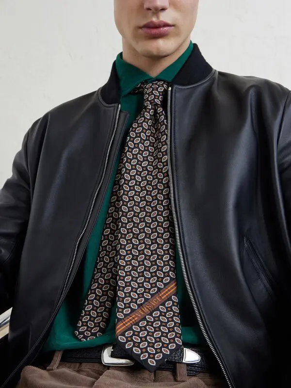 Versace 9cm Silk-jacquard Neck Tie