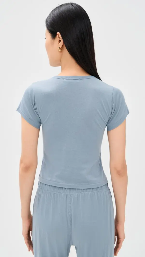 Eterne Short Sleeve Baby Tee - Slate