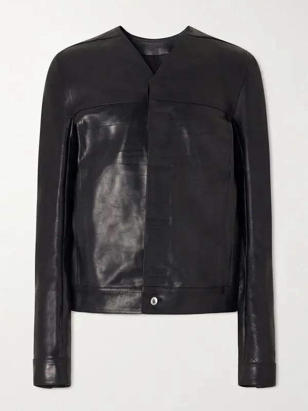 Rick Owens Temple Work Leather Jacket