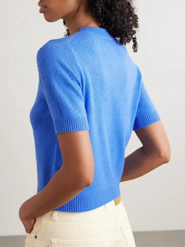 Guest In Residence Compass Cashmere T-shirt - Blue