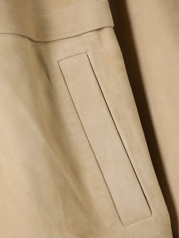 Nour Hammour Park Oversized Suede Jacket