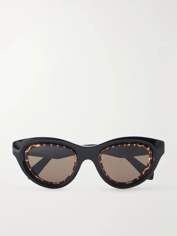 Loewe Anagram Cat-eye Acetate Sunglasses - Black