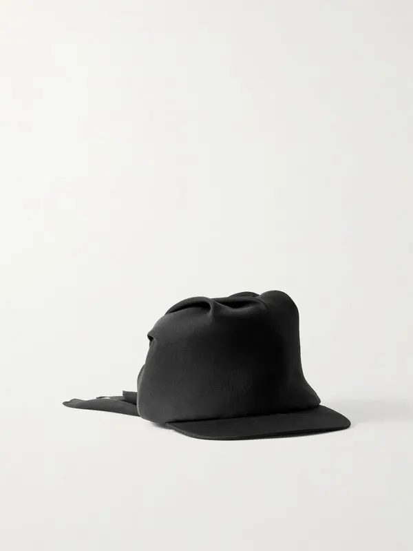 Balenciaga Silk-voile Cap - Black