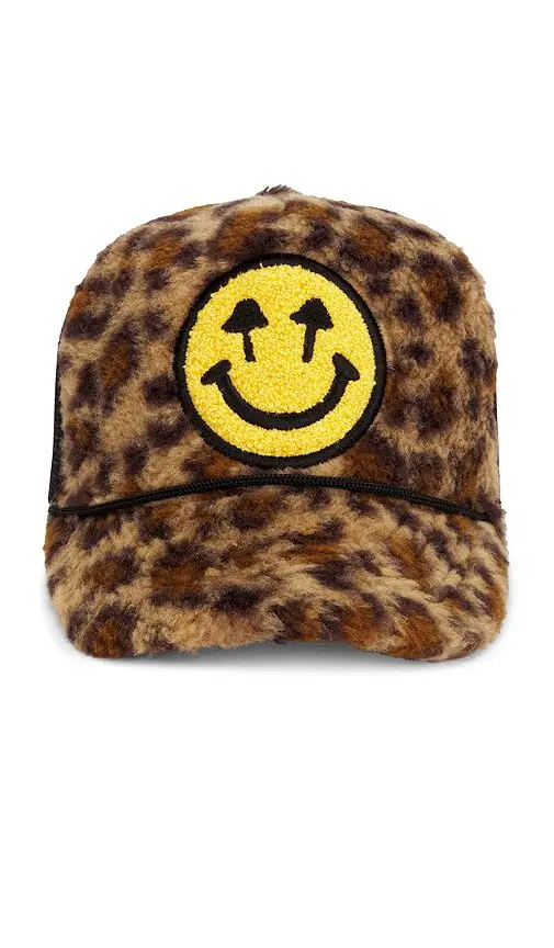 HAPPY CAPS Sherpa Meshback Cap - Leopard