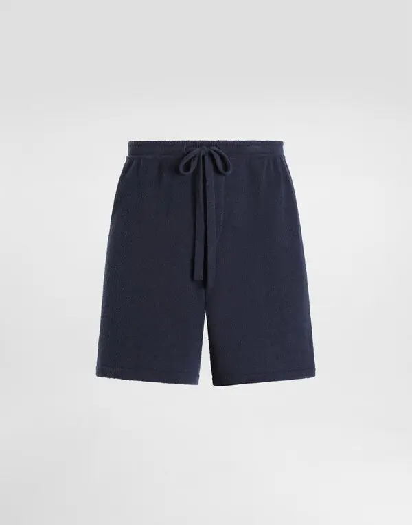 Dolce & Gabbana Smooth Knit Shorts - Blue