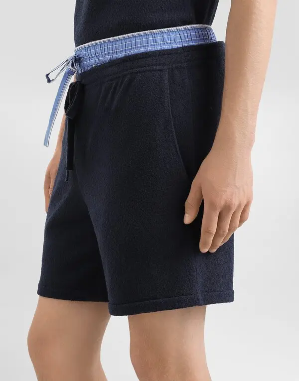 Dolce & Gabbana Smooth Knit Shorts - Blue