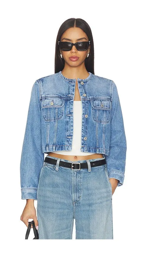 Citizens Of Humanity Devin Collarless Denim Jacket