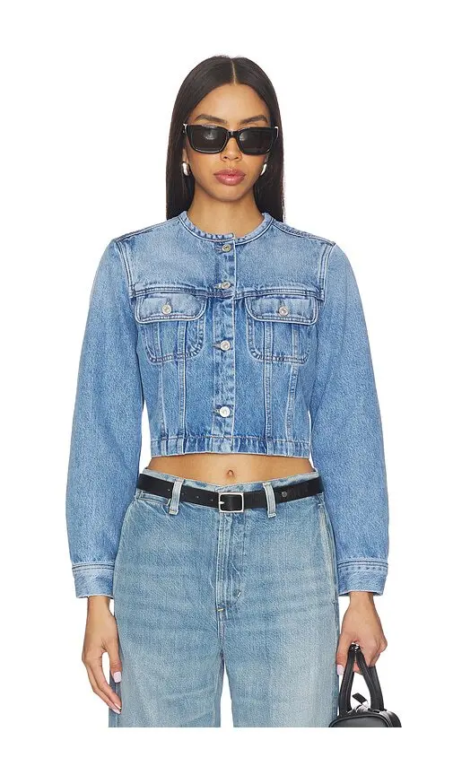 Citizens Of Humanity Devin Collarless Denim Jacket