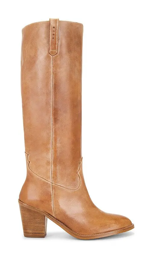 DICO COPENHAGEN Janie Boot In Tan - Dark Tan