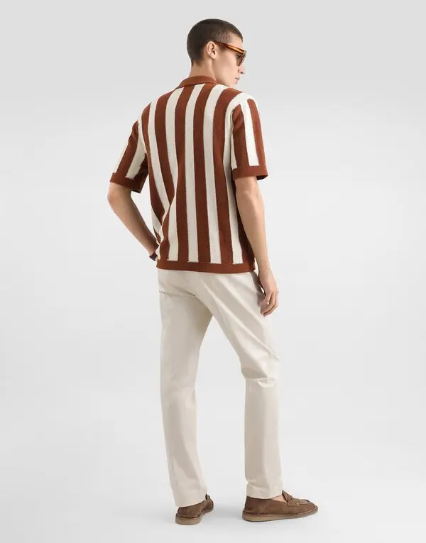 Dolce & Gabbana Striped Knit Shirt - Multicolor