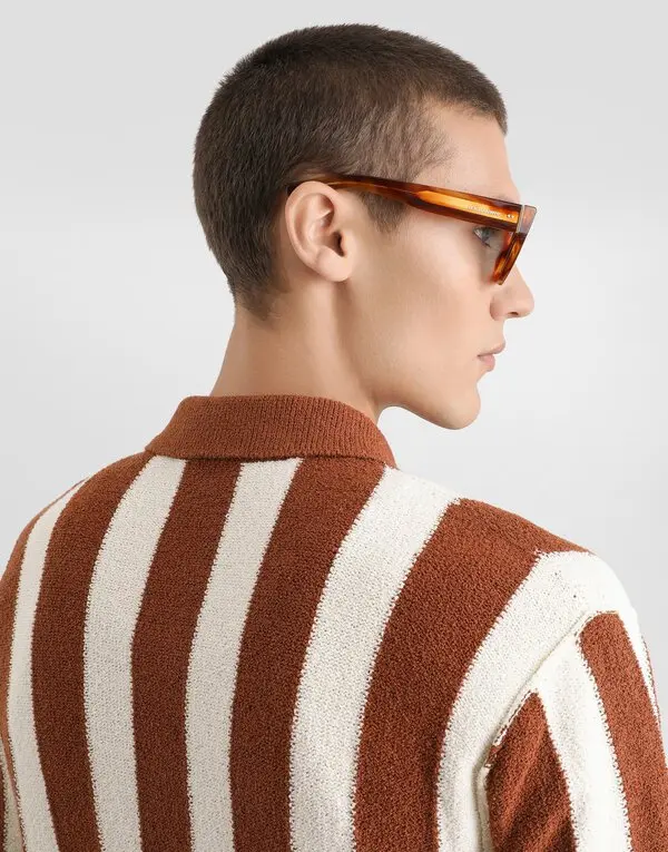 Dolce & Gabbana Striped Knit Shirt - Multicolor