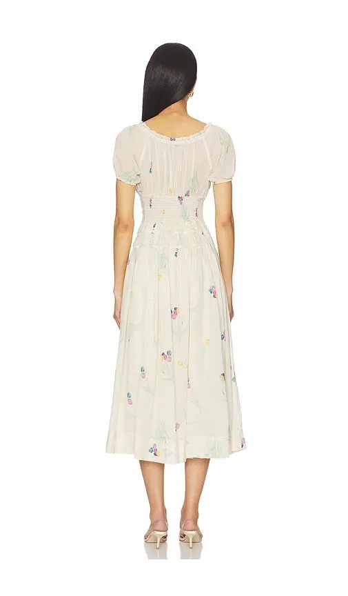 Free People Complete Me Midi Dress - Tea Combo
