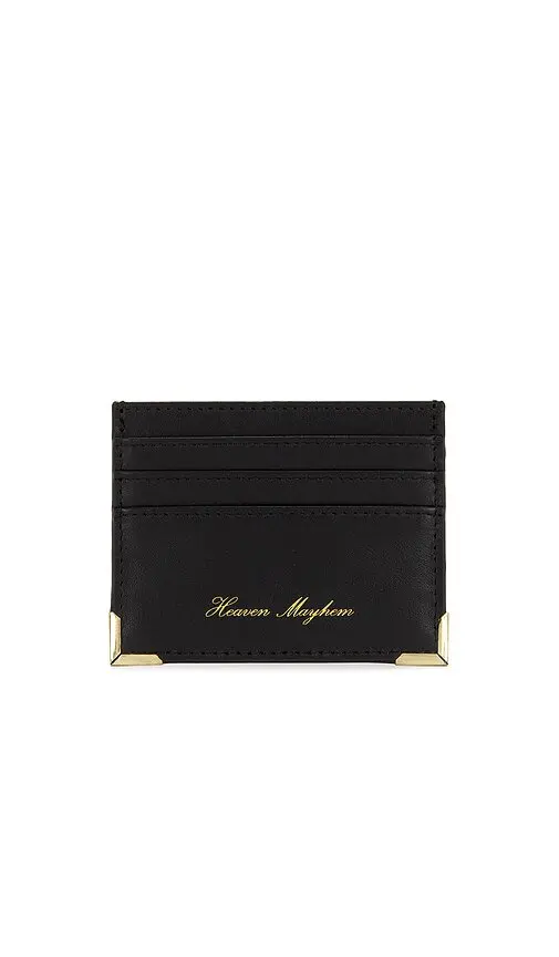 HEAVEN MAYHEM Cardholder In Black - Onyx
