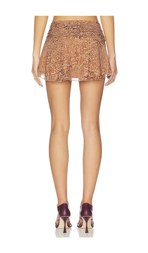 GUIZIO Eda Mini Skirt - Leopard