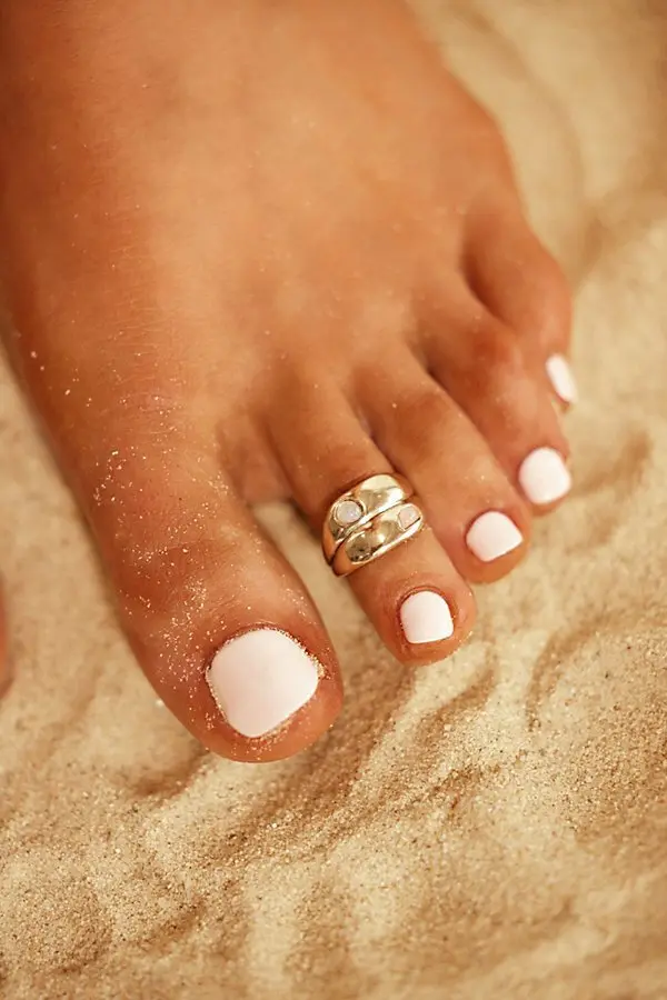Free People Tropics Toe Ring - Pink