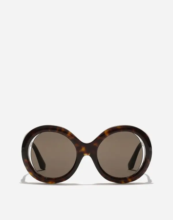 Dolce & Gabbana Round Sunglasses - Havana