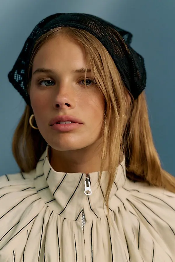 Free People Felicity Hair Scarf - Black