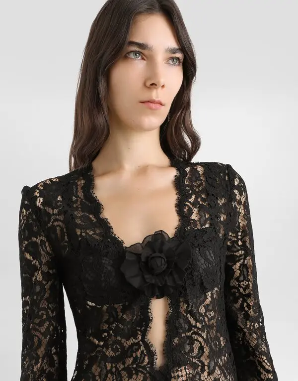 Dolce & Gabbana Short Cordonetto Lace Dress