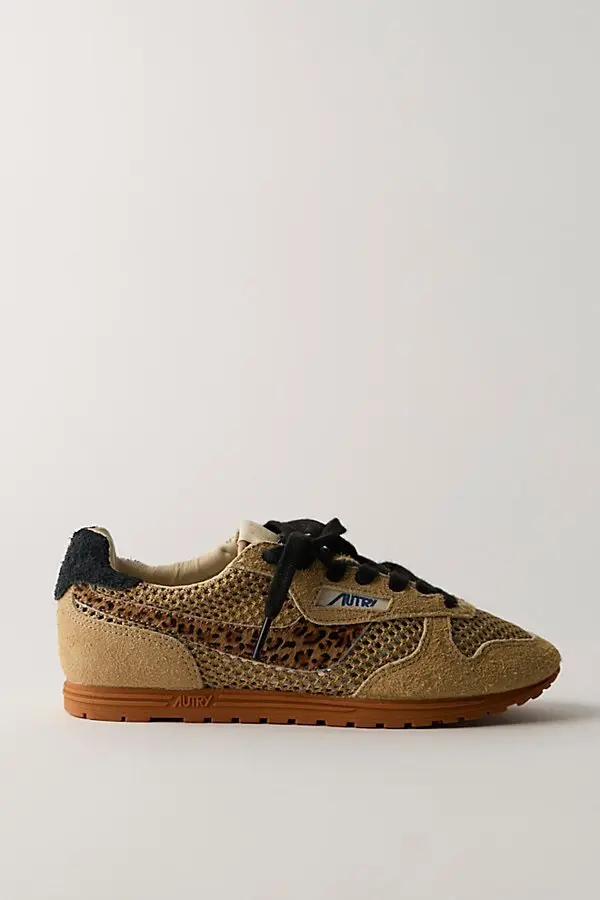 AUTRY Windspin Low-top Print Sneakers - Trench/leopard