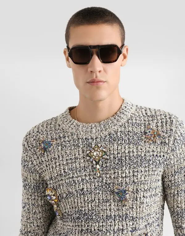 Dolce & Gabbana English Rib Knit Pullover