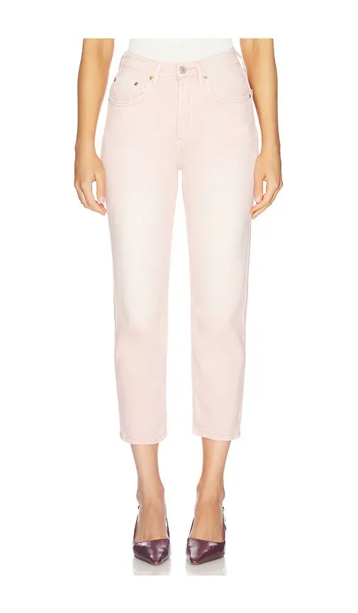 LEVI'S 501 Crop Straight In Rose - Chipped Sepia Rose