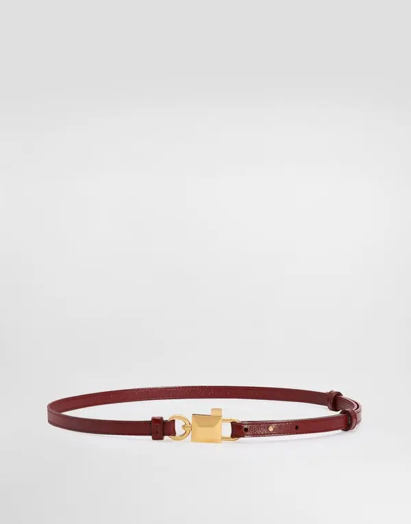 Dolce & Gabbana Calfskin Belt - Red