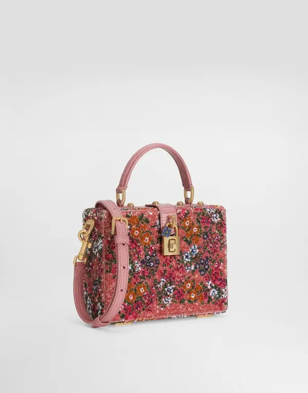 Dolce & Gabbana Dolce Box Sequin Handbag