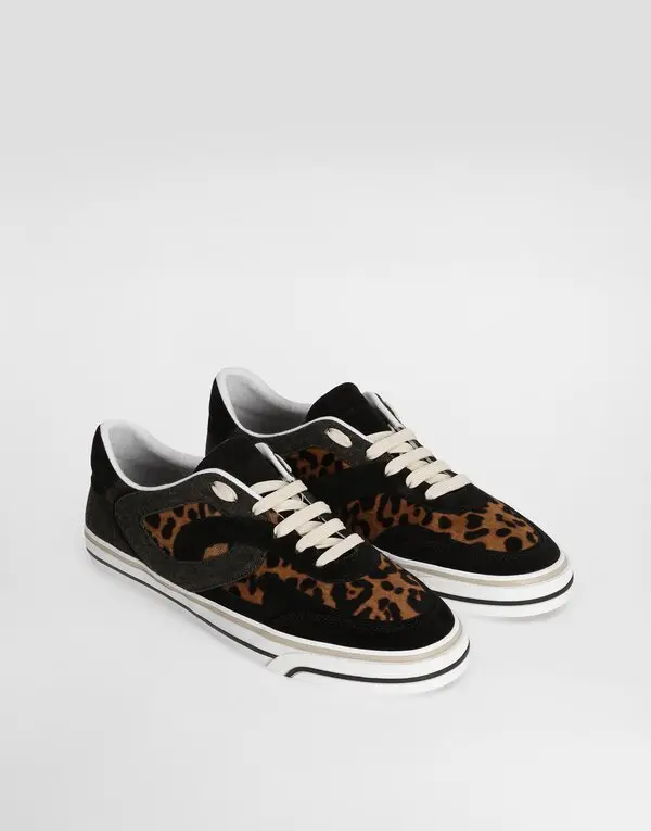Dolce & Gabbana Leo- Pony Dg Sailing Sneakers - Print