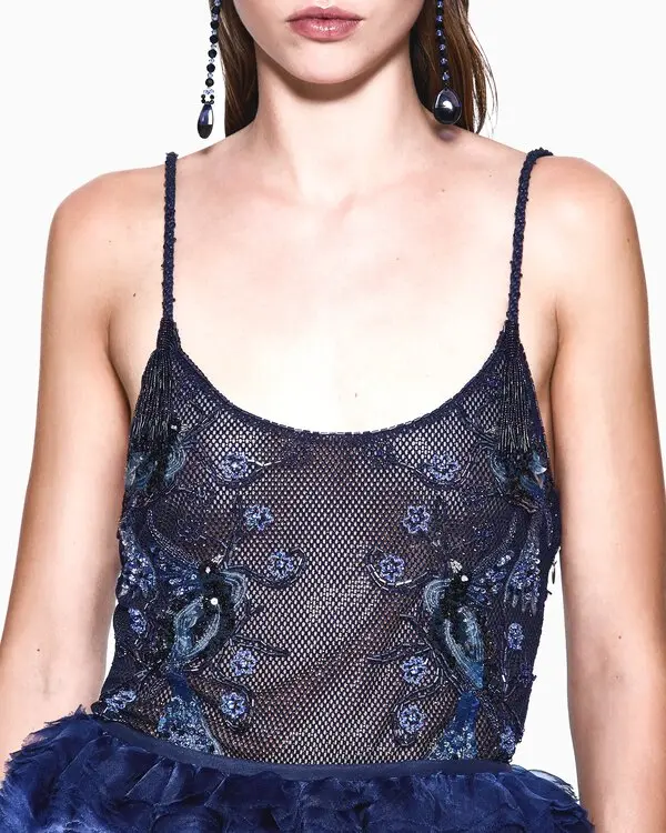 Giorgio Armani Embroidered Bodysuit