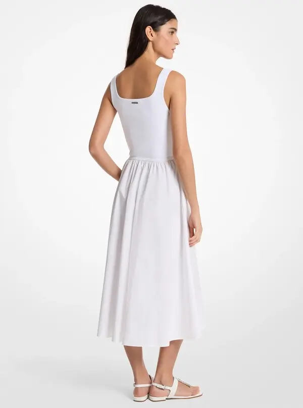Michael Kors Viscose Blend Midi Dress