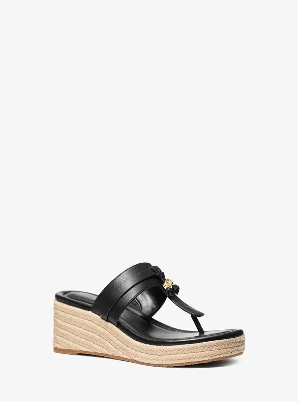 Michael Kors Zoe Wedge Sandal - Black