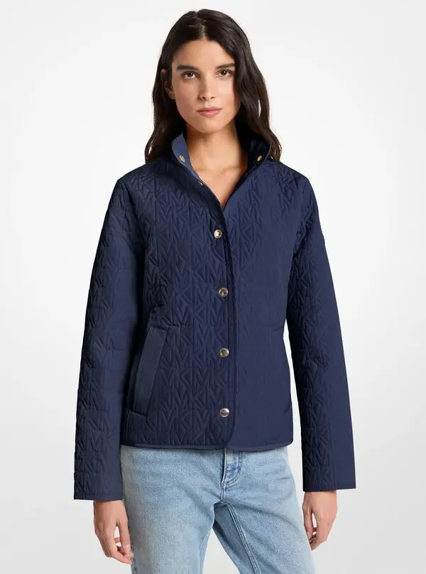 Michael Kors Quilted Logo Jacket