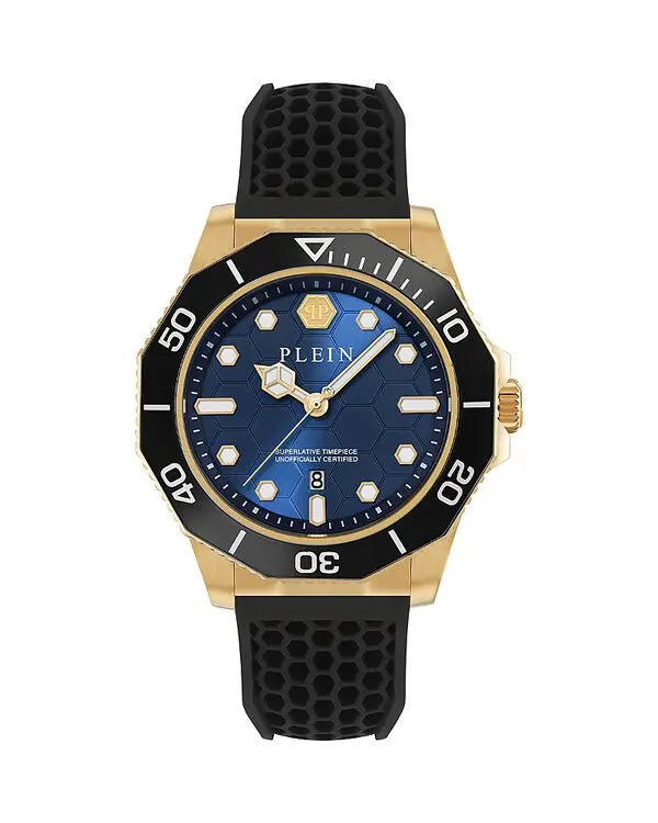 Philipp Plein Aquastorm Watch, 44mm - Gold