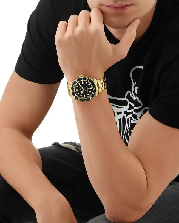 Philipp Plein Aquastorm Watch, 44mm - Gold