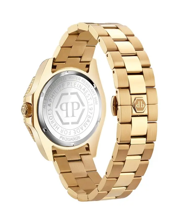 Philipp Plein Aquastorm Watch, 44mm - Gold