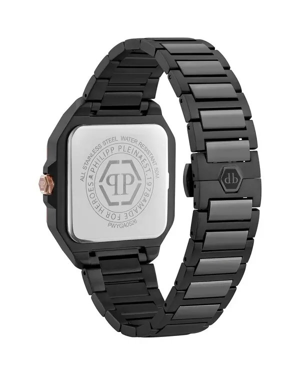 Philipp Plein Plein Edge 42mm Watch - Black