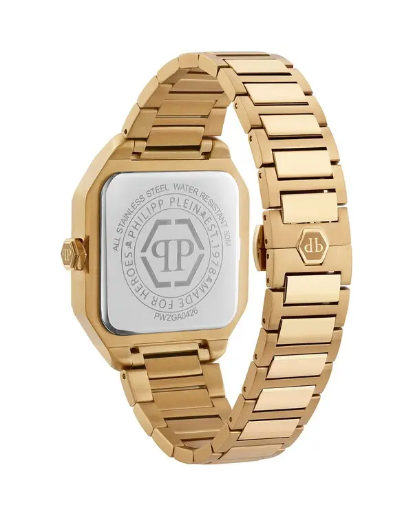 Philipp Plein Plein Edge 34mm Watch - Gold