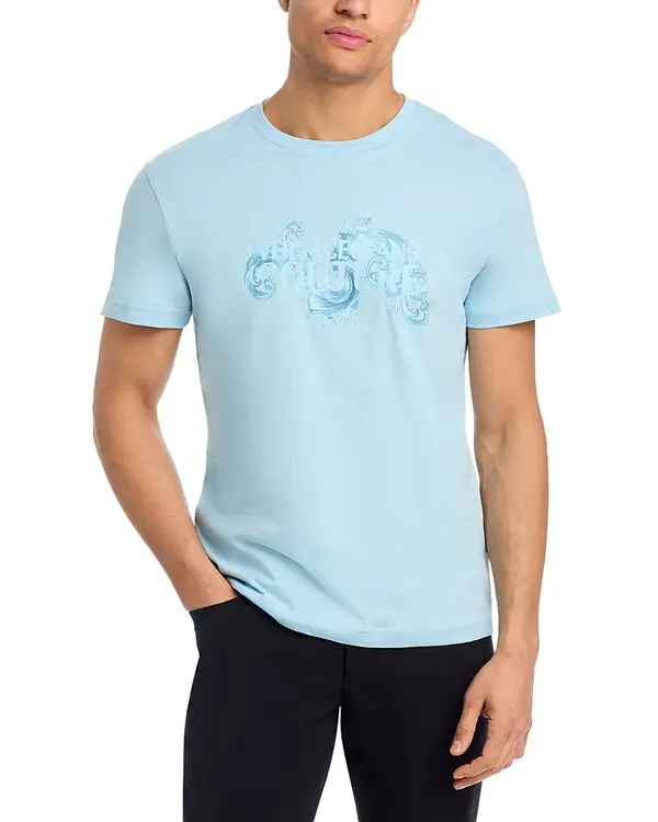 Versace Cotton Jersey Tee - Wave