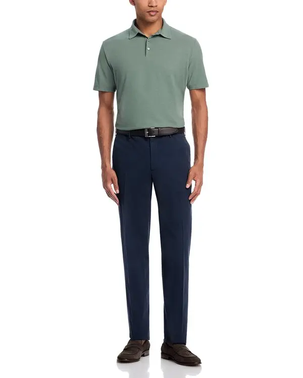 SLOWEAR Incotex Royal Batavia Regular Fit Stretch Cotton Pants - Navy