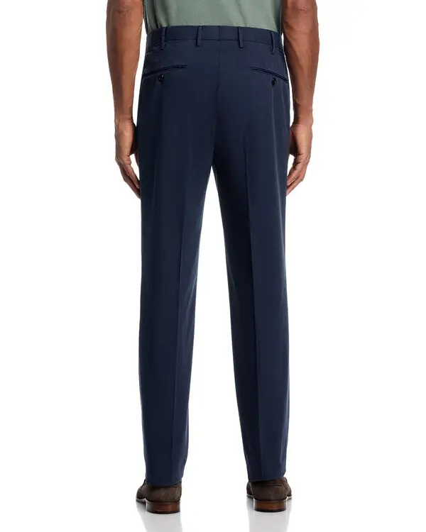 SLOWEAR Incotex Royal Batavia Regular Fit Stretch Cotton Pants - Navy
