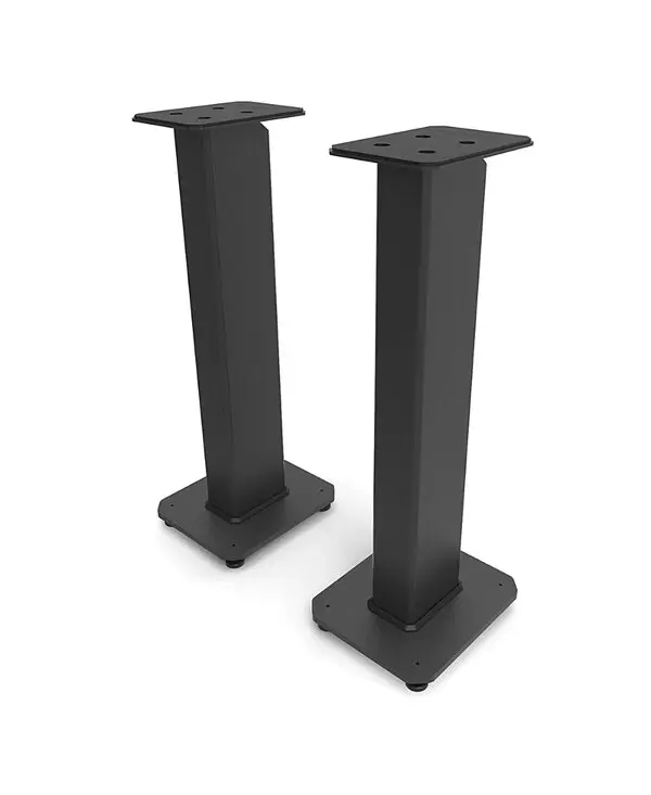 KANTO Sx30 30" Fillable Speaker Stands With Isolation Feet Pair - Black
