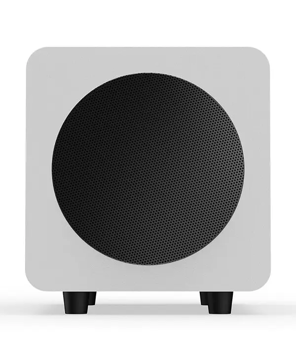 KANTO Sub6 6 In Sealed Powered Subwoofer - Matte White