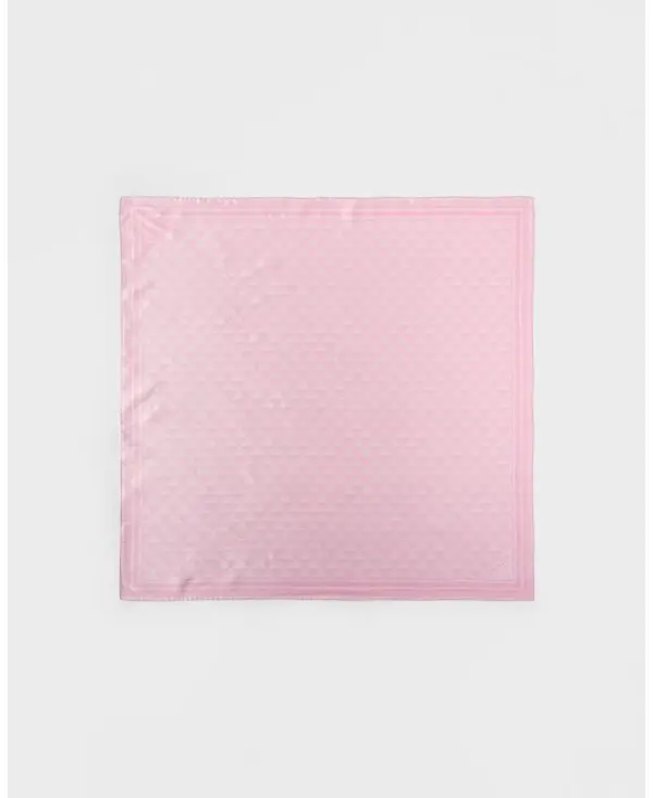 Prada Jacquard Silk Scarf 90x90 - Pink