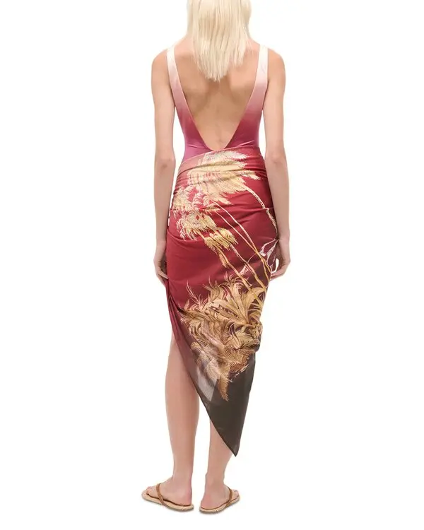 Staud Romee Sarong Swim Cover-up - California